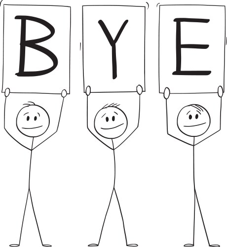 Bye Vector Images (over 7,700)