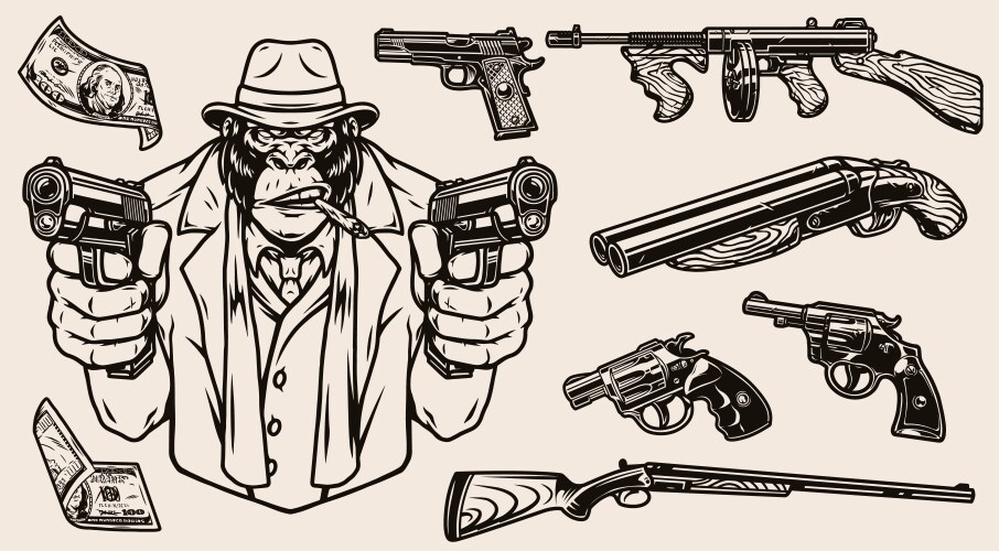 Mafia is immortal Royalty Free Vector Image - VectorStock