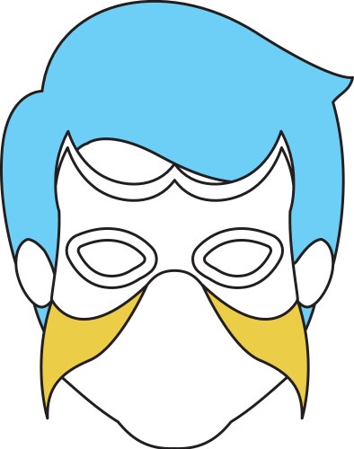 Faceless Superhero Vector Images (over 500)
