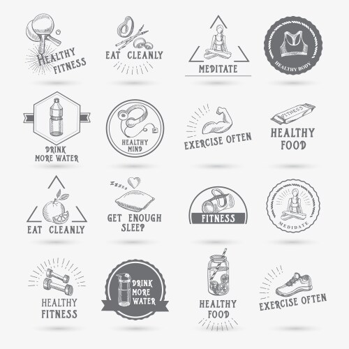 Healthy life icon design Royalty Free Vector Image