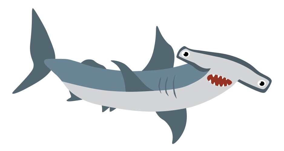 Hammerhead Shark Drawing Vector Images (over 490)