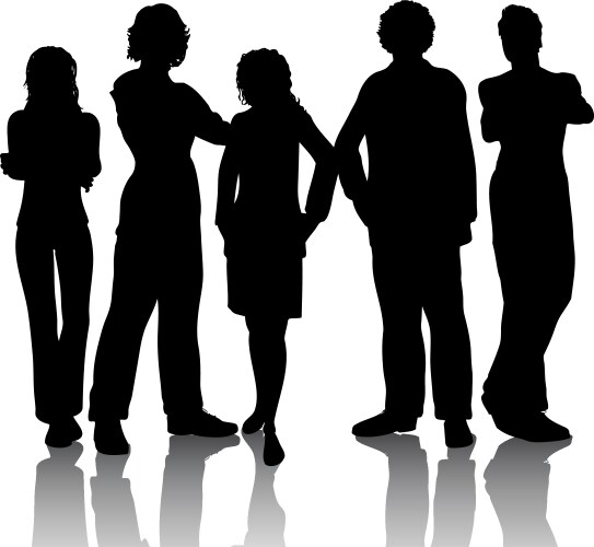 Boys group Royalty Free Vector Image - VectorStock