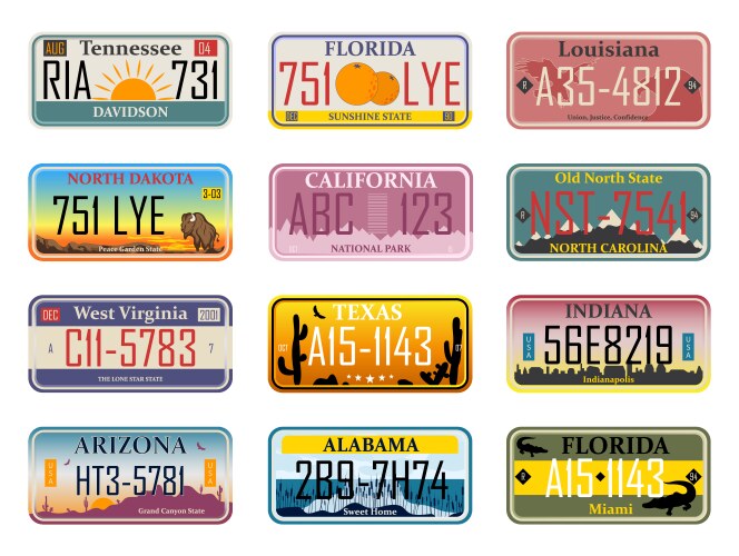 Colorado License Plate Vector Images (54)