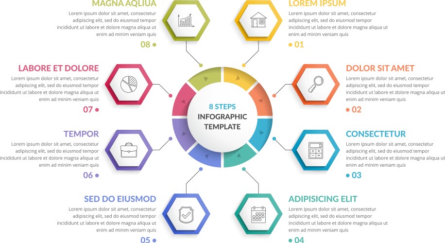 8 Infographics Vector Images (over 12,000)