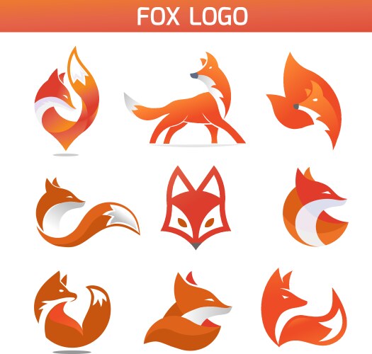 Black and White Fox Vector Images (over 27,000)