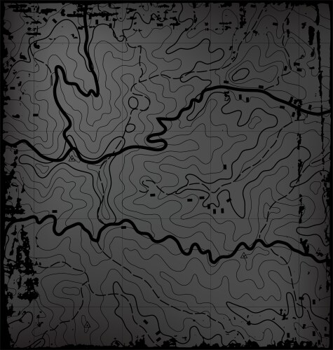 Topographic Map Black Vector Images (over 4,500)
