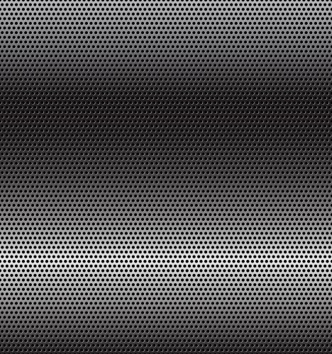 Perforated metal background Royalty Free Vector Image