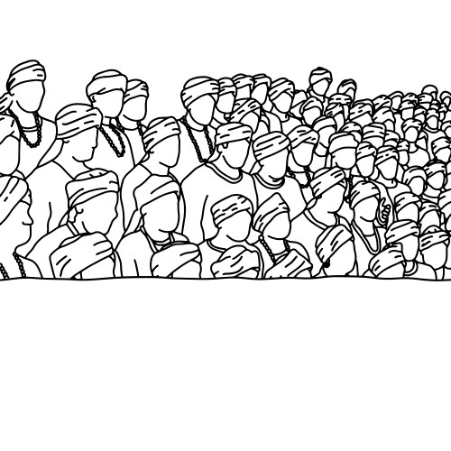 Indian Crowd Vector Images (over 690)