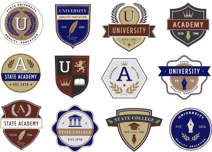 Academic Logos Vector Images (over 14,000)