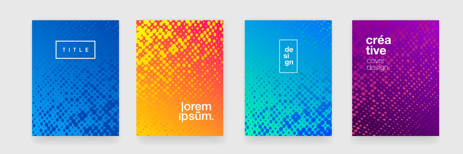 Pattern backgrounds abstract color gradient Vector Image