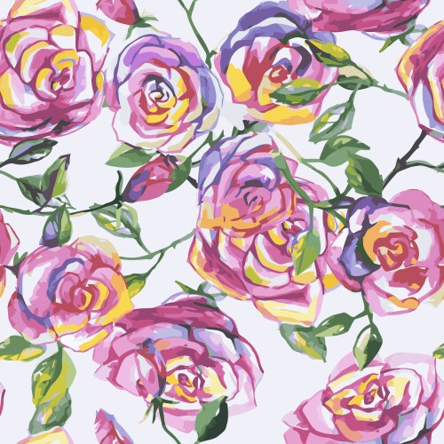 Background with pink roses Royalty Free Vector Image
