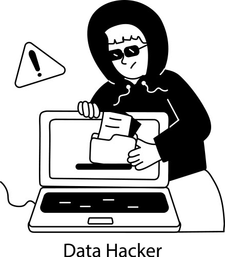 Hacker Doodle Vector Images (over 400)