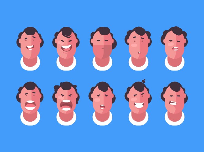 Emotions Faces Vector Images (over 270,000)