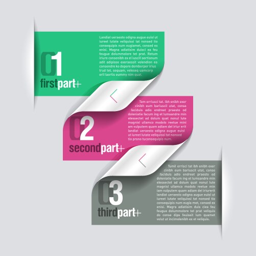 Text box infographics element Royalty Free Vector Image