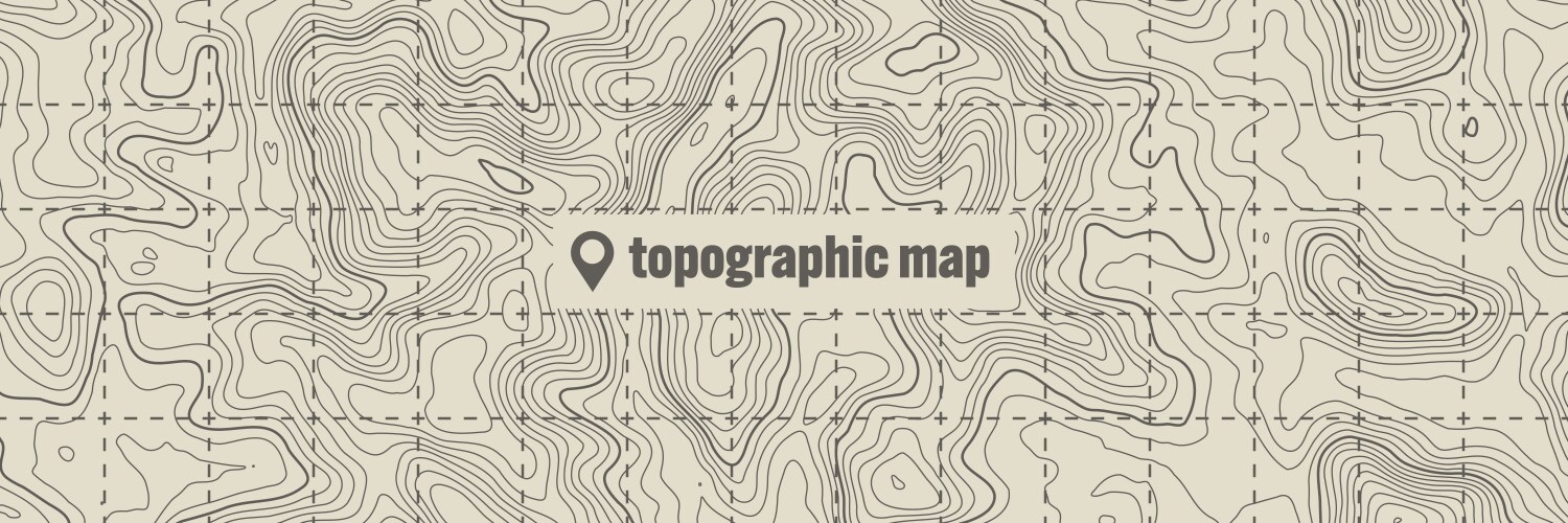 Colorful topographic map with contour lines Vector Image