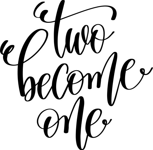 Black and white handwriting lettering inscription Vector Image