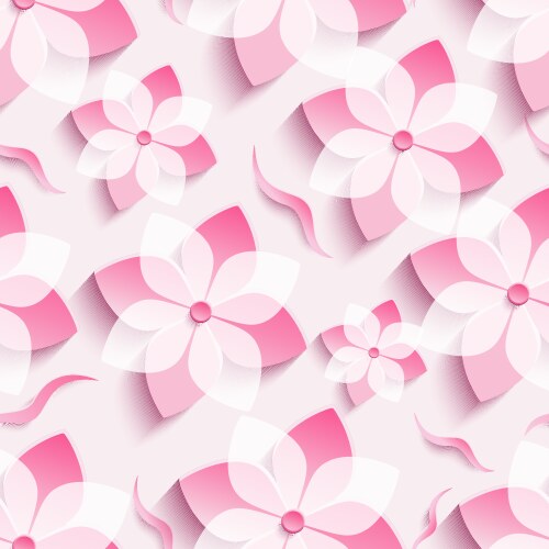 Decorative abstract seamless pattern with leaf Vector Image