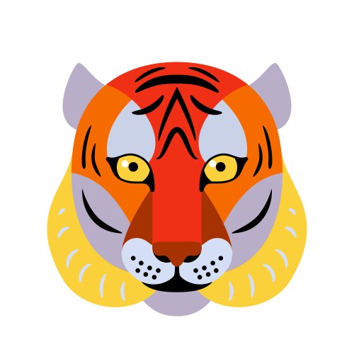 Front Facing Tiger Vector Images (over 420)