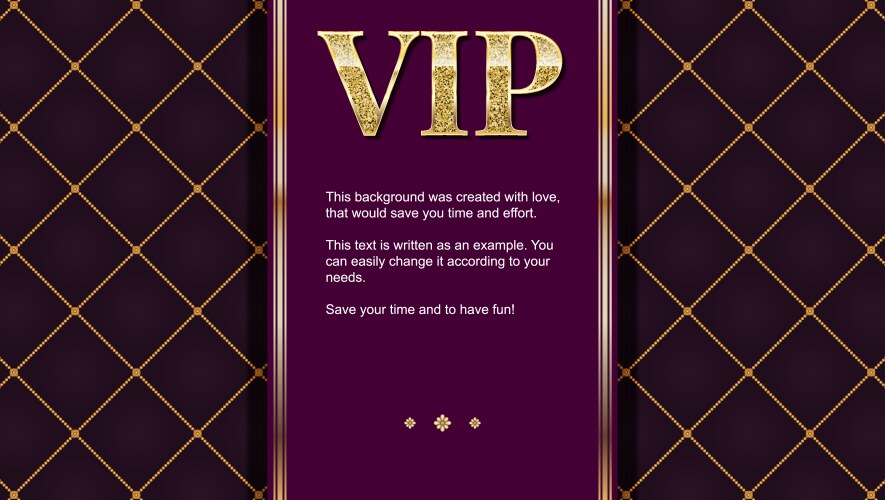 Vip premium invitation card poster or flyer Vector Image