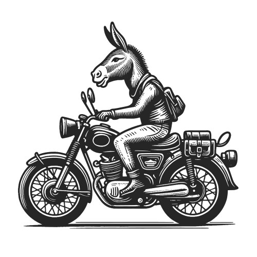 Colorful motorcycle vintage concept Royalty Free Vector