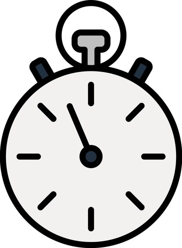 Stopwatch app icon Royalty Free Vector Image - VectorStock