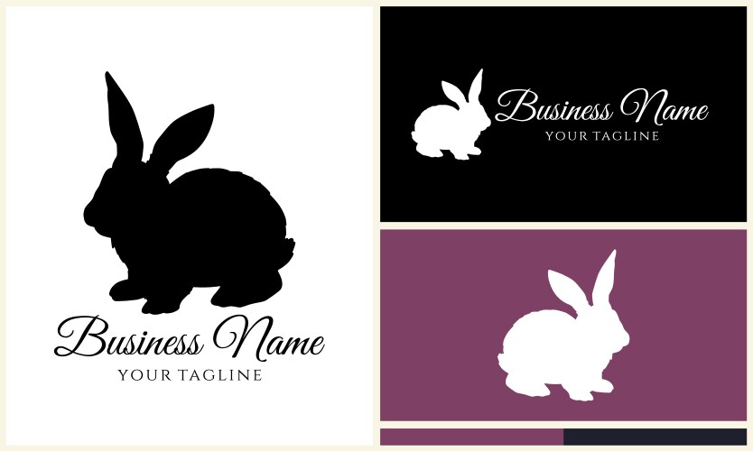 Jumping Rabbit Silhouette Vector Images (over 2,500)