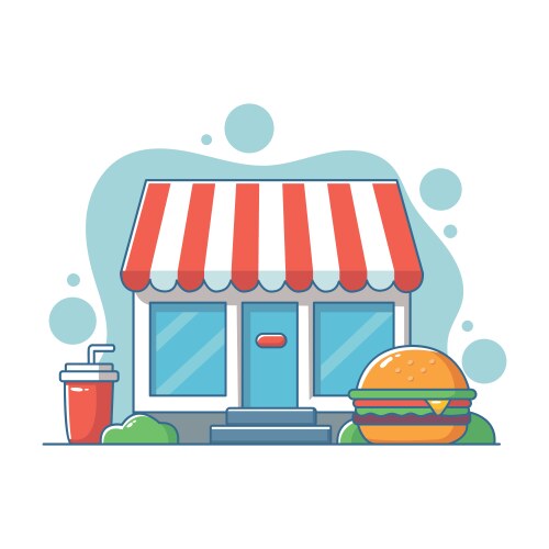 Fast Food Restaurant Vector Images (over 150,000)