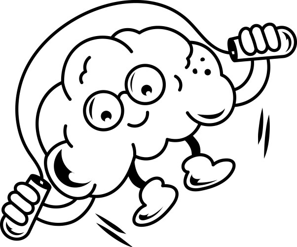 Repair brain Royalty Free Vector Image - VectorStock