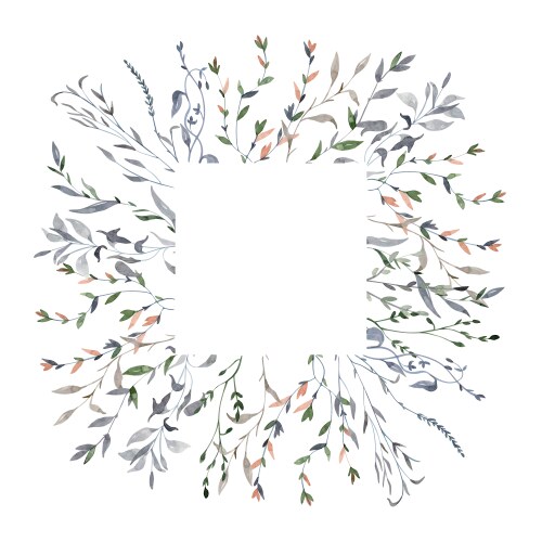 Watercolor australian frame Royalty Free Vector Image