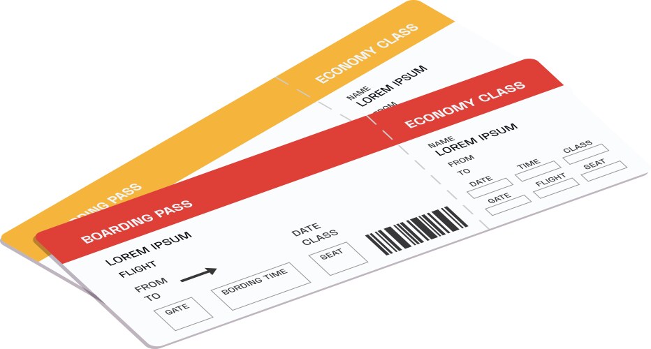 Plane Ticket Vector Images (over 30,000)