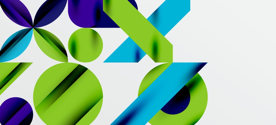 Geometric neo patterns abstract background Vector Image