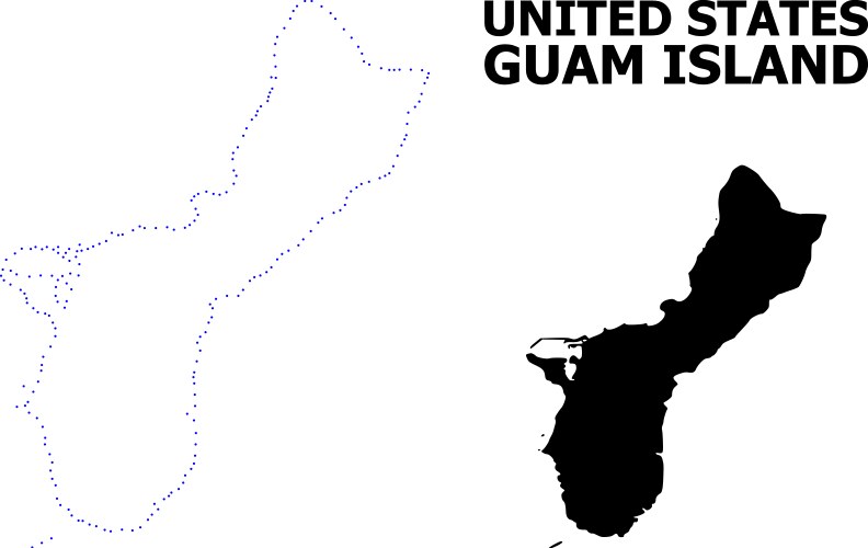 Guam Map Shape Vector Images (88)