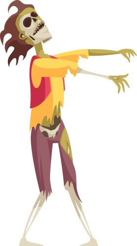 Cartoon mandolin magician character evil mage Vector Image