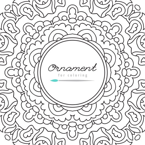 Hello spring coloring page Royalty Free Vector Image
