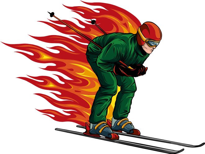 Cartoon Skier Vector Images (over 4,100)