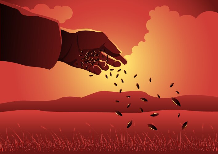 Sowing Seeds Hand Vector Images (over 420)