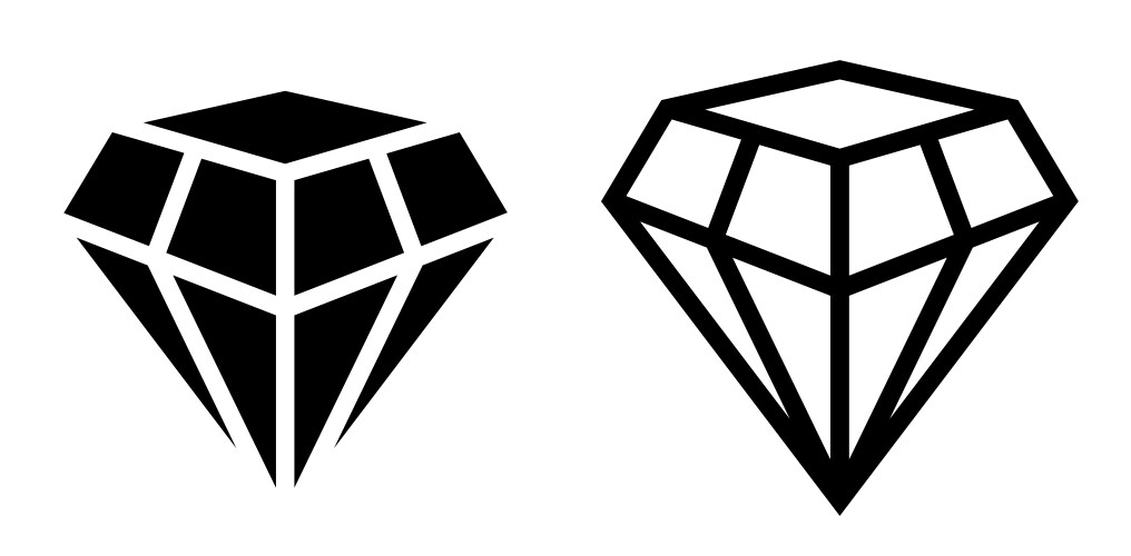 Black Diamond Shape Vector Images (over 91,000)