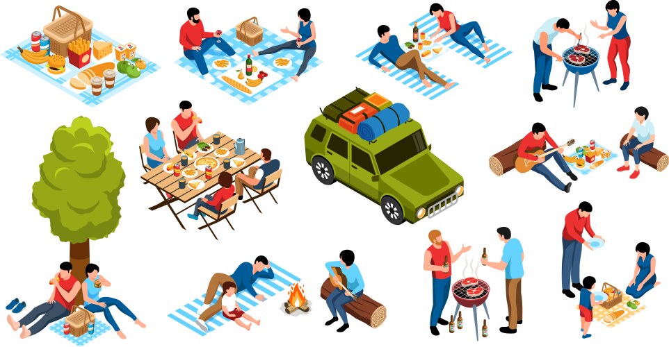 Community icon set collection of people team Vector Image