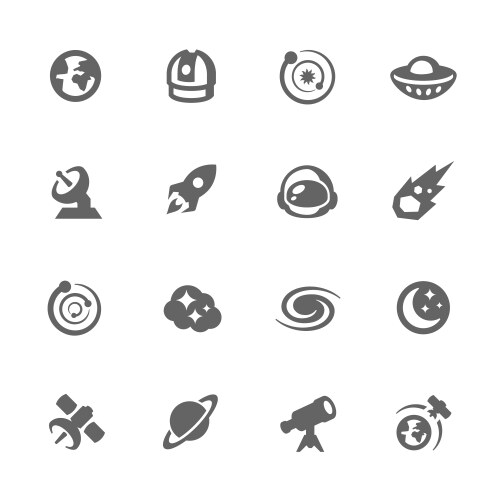 Simple Spaceship Vector Images (over 8,700)