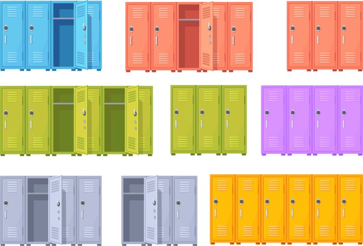 School gym cartoon background sports hall room Vector Image