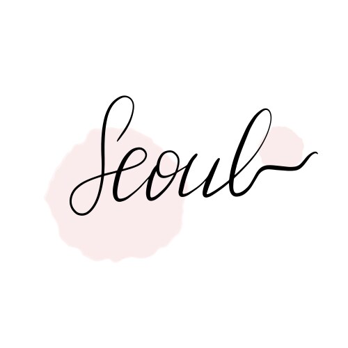Seoul Calligraphy Lettering Vector Images (68)