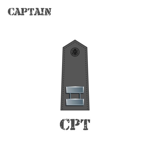 Army captain rank Vector Images & Graphics for Commercial Use | VectorStock