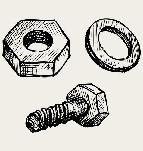 Screw Drawing Vector Images (over 4,700)