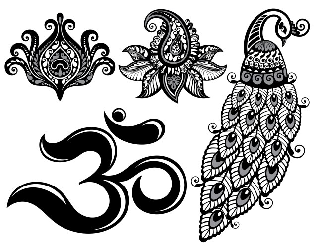 Hindu Tattoo Vector Images (over 2,800)