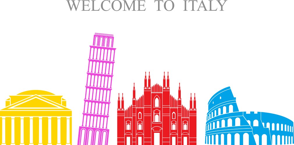 Italy Royalty Free Vector Image - VectorStock