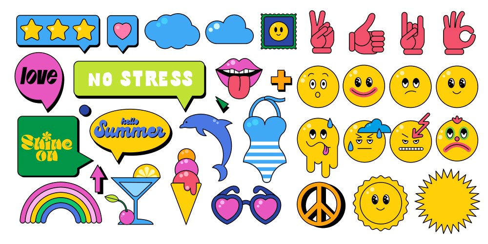 Emoji Stickers Vector Images (over 34,000)