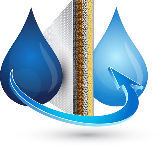 Portable water filter cartoon Royalty Free Vector Image