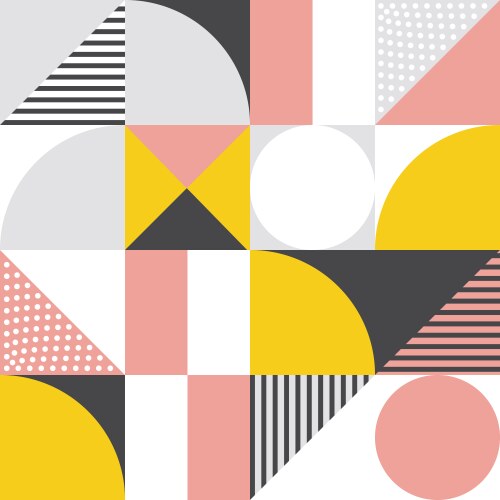 Geometric pattern abstract color design Royalty Free Vector