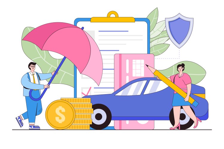 Risk assessment insurance coverage claims Vector Image