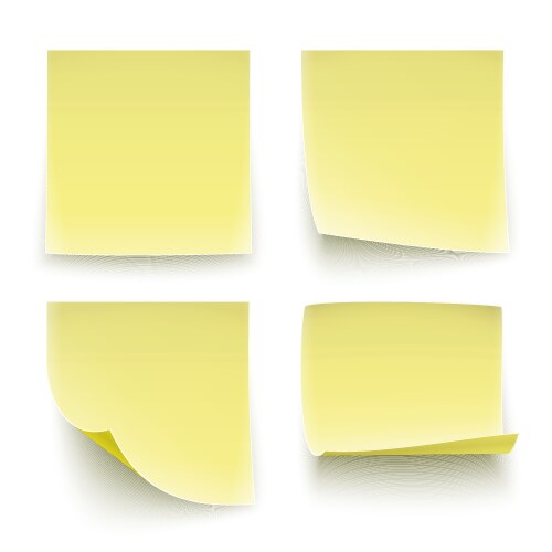 Note paper Royalty Free Vector Image - VectorStock